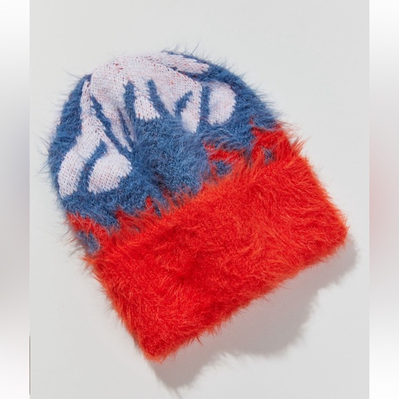 Urban Outfitters | Accessories | Nwt Uo Flames 9s Fuzzy Beanie Hat ...